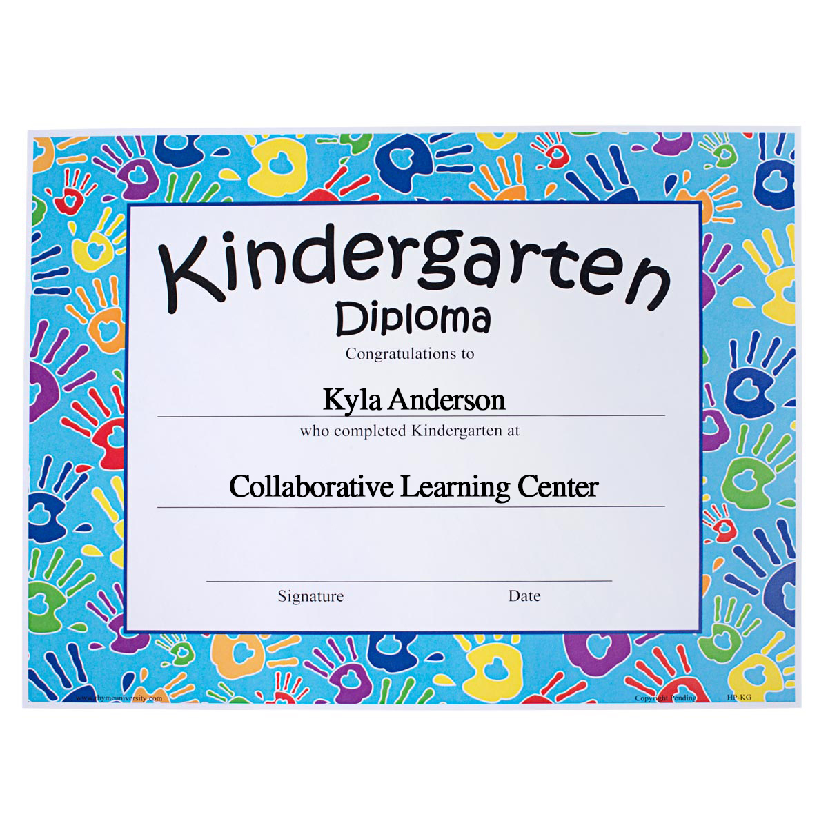 Kindergarten Diploma Red